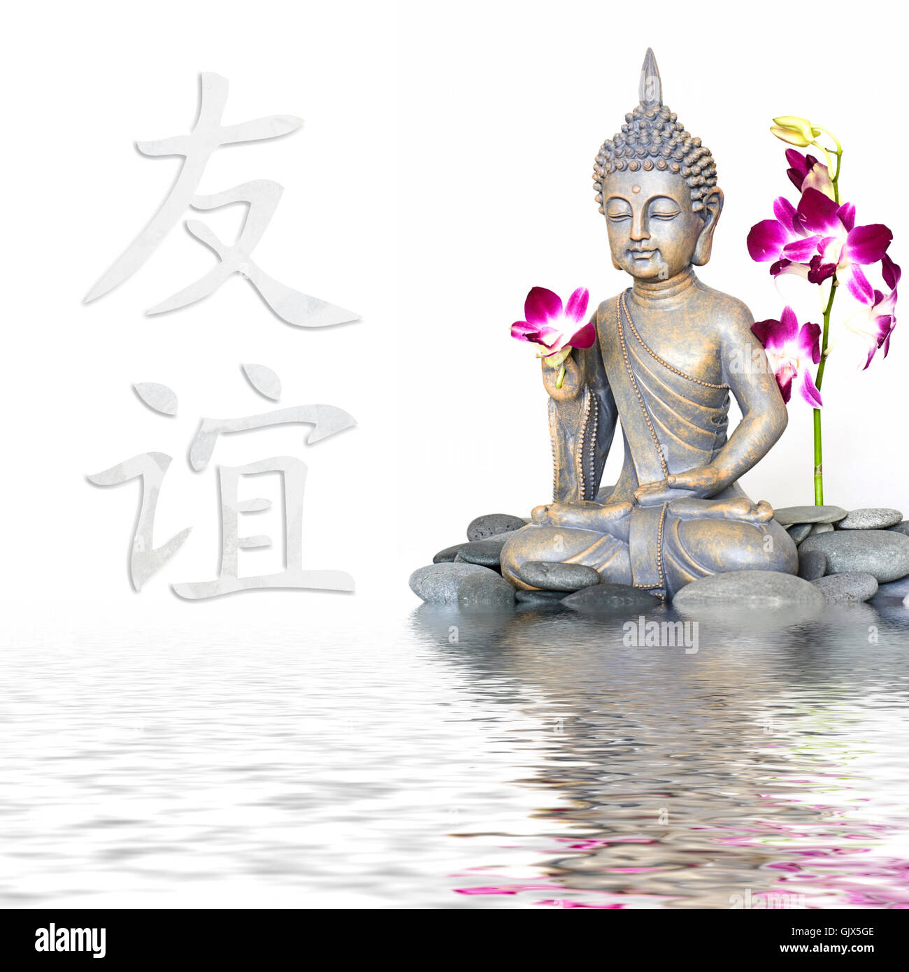 buddha and express friendship Stock Photo - Alamy