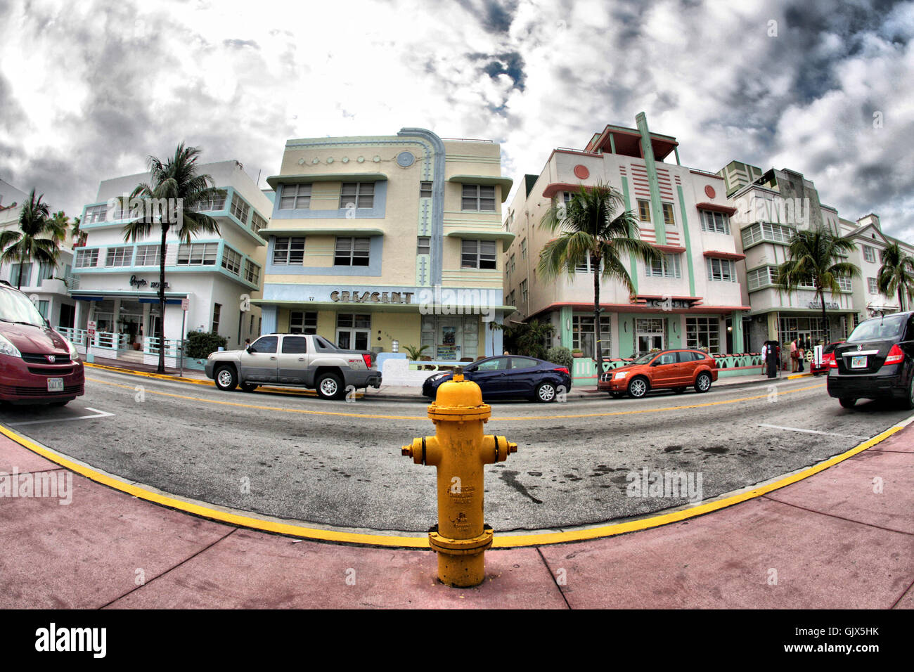 Fire hydrant in foreground hi-res stock photography and images - Alamy