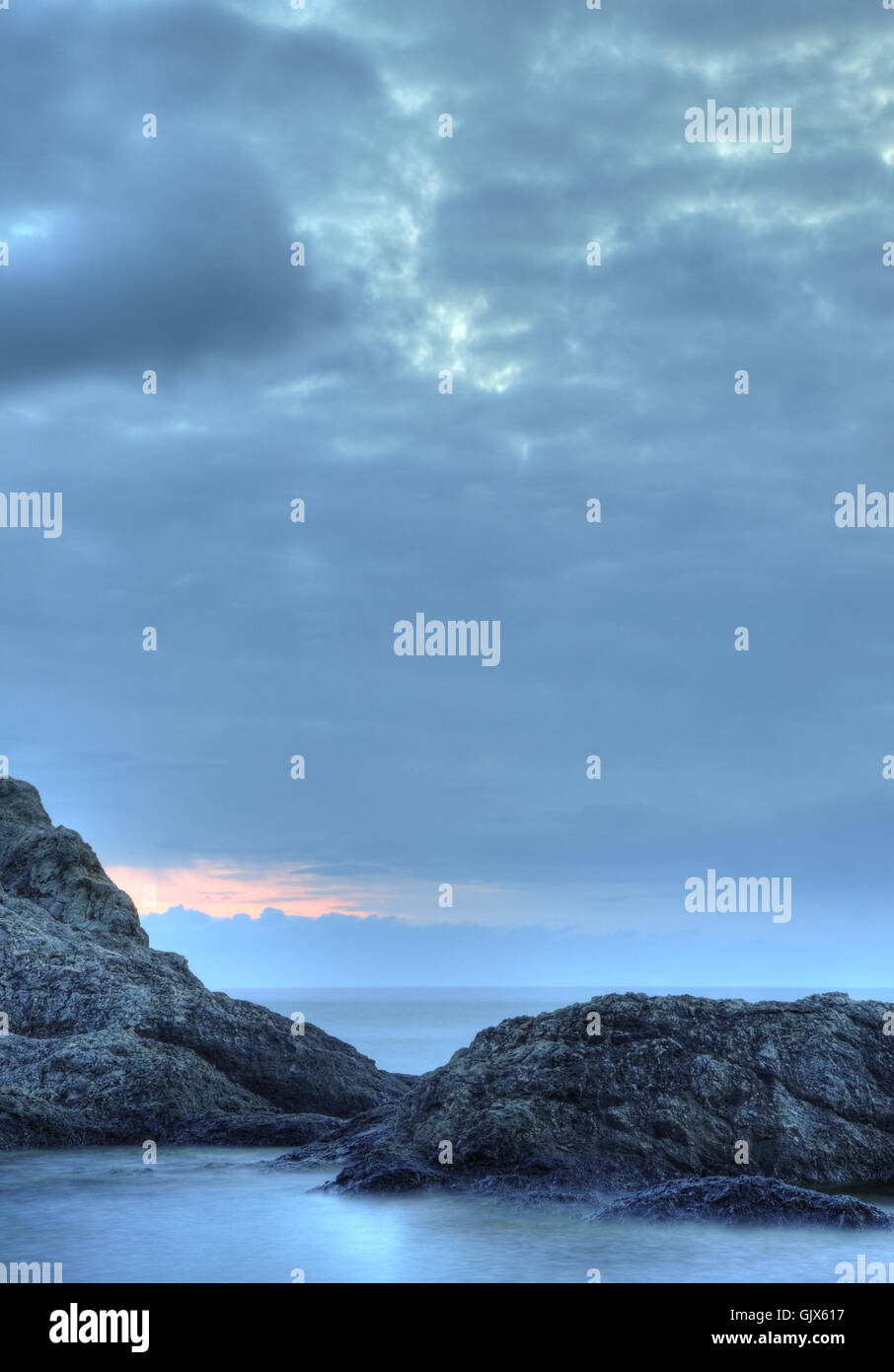 The night sea Stock Photo - Alamy