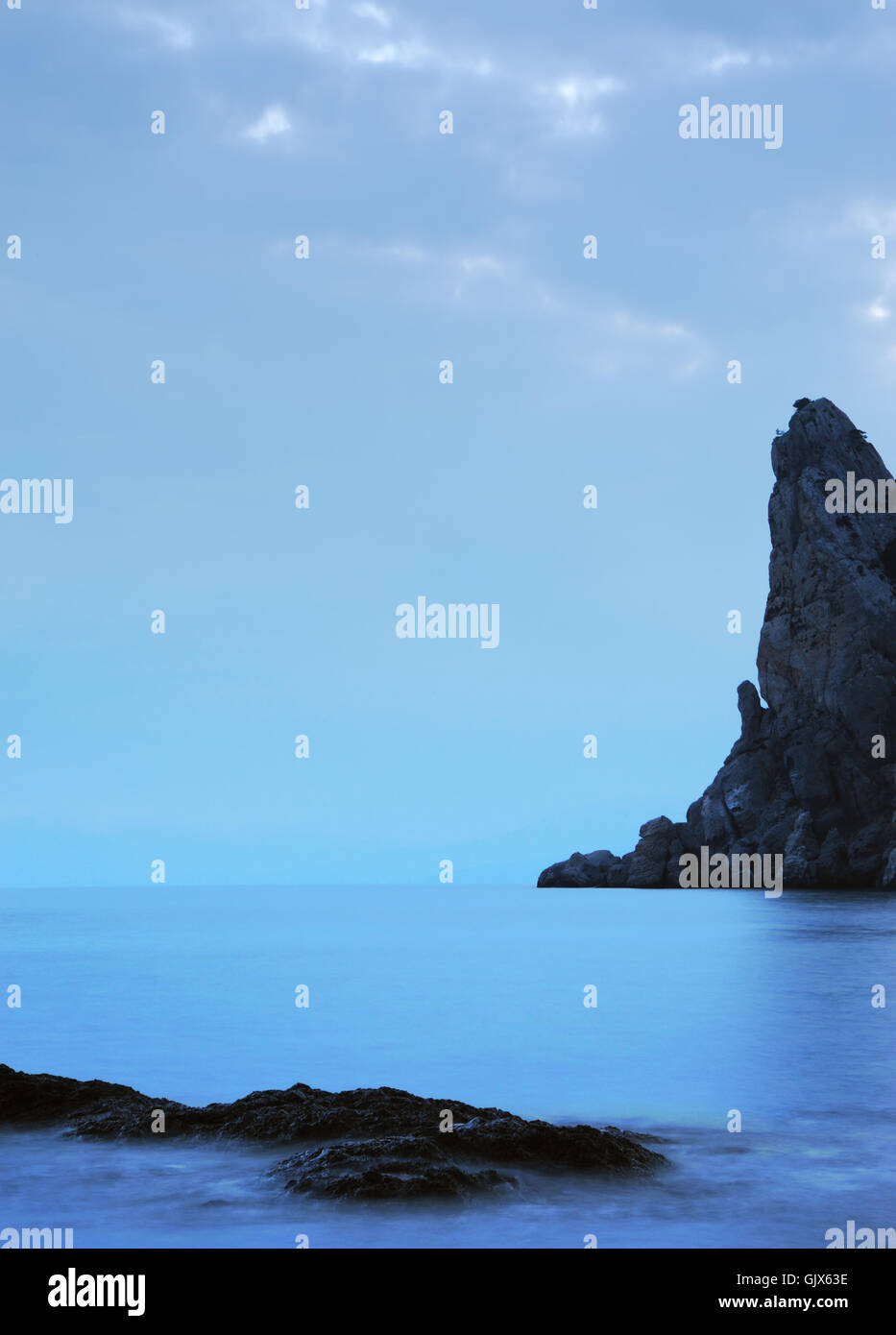 The night sea Stock Photo - Alamy