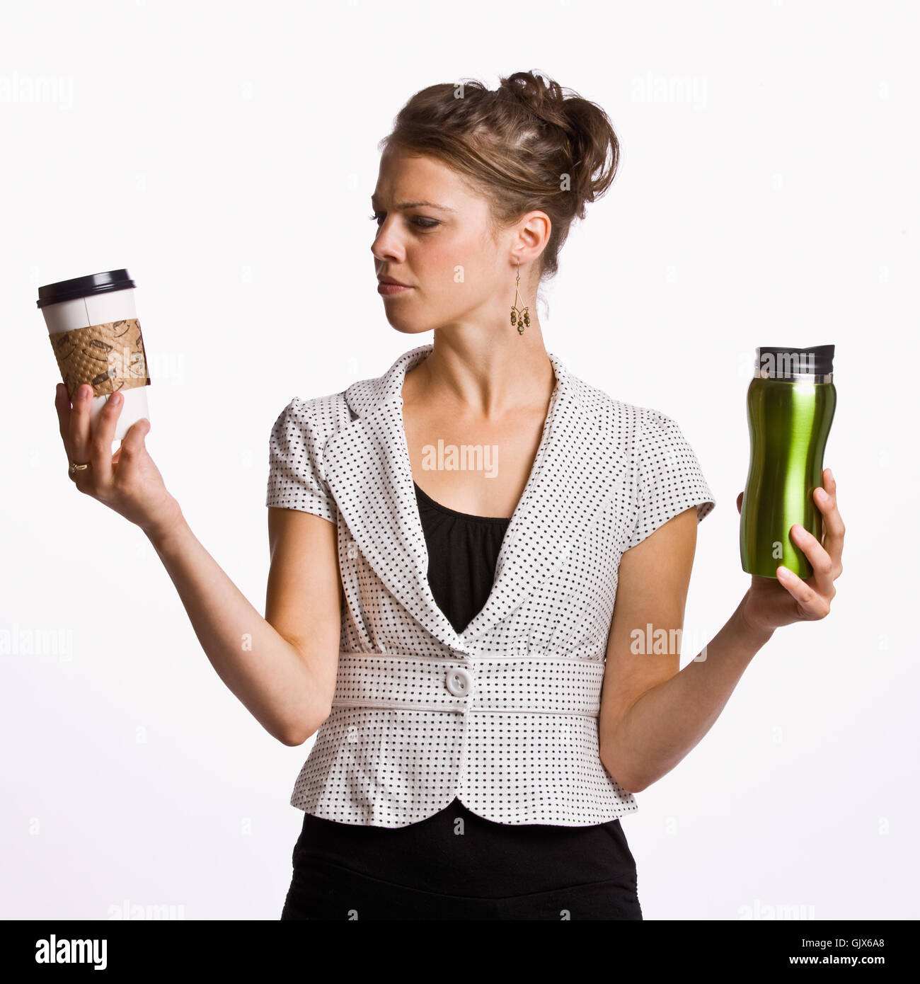 woman cup humans Stock Photo - Alamy