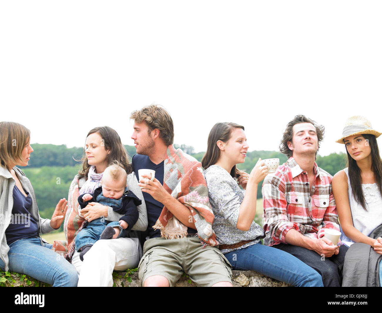 conversation talk speaking Stock Photo - Alamy