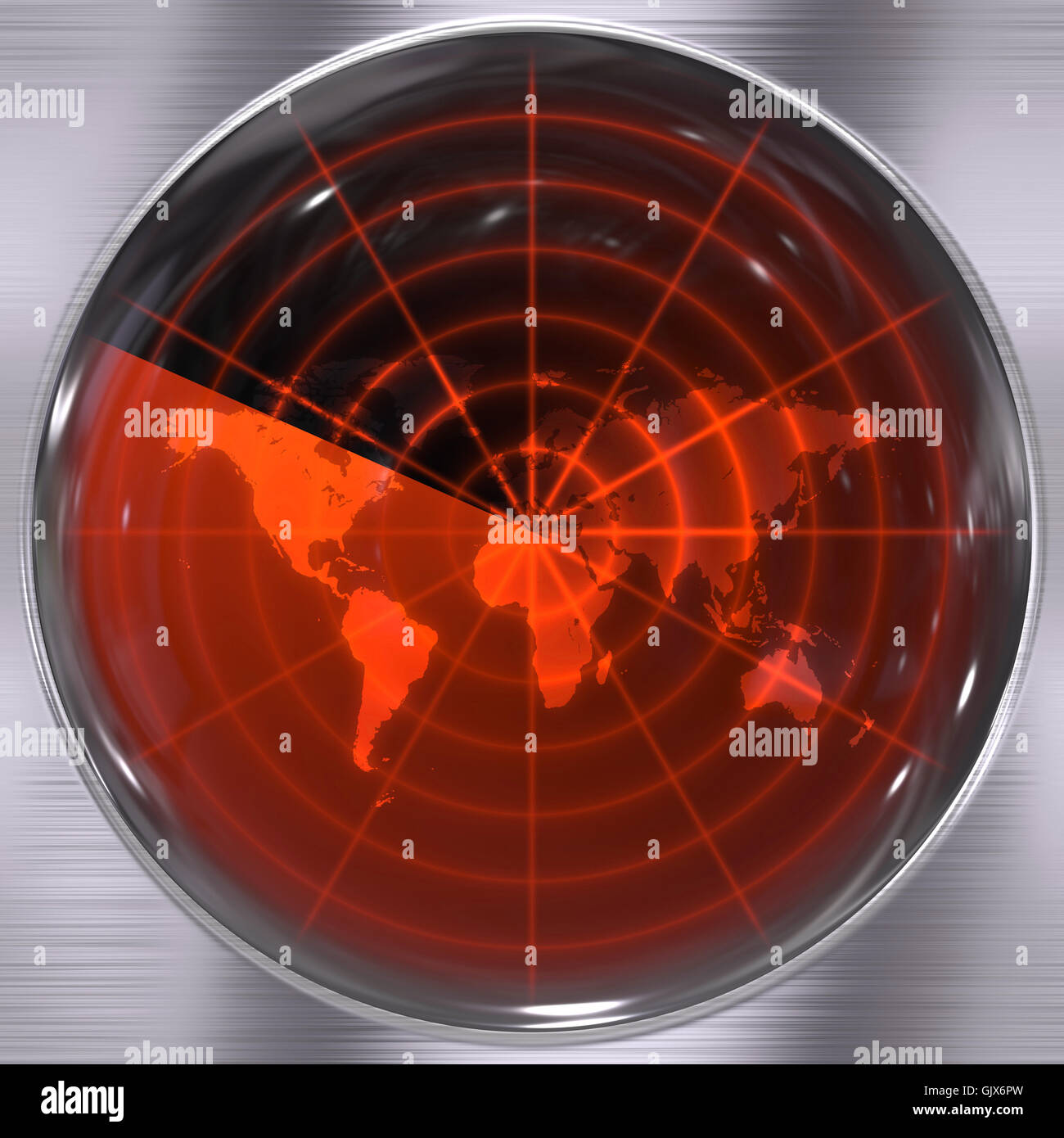 Red sonar screen submarine hi-res stock photography and images - Alamy