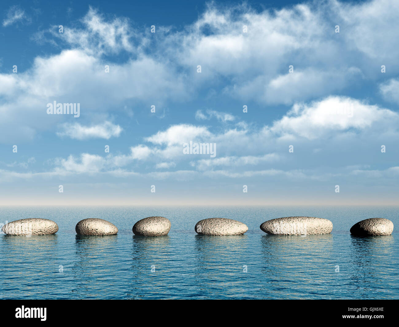 Row of stones hi-res stock photography and images - Alamy
