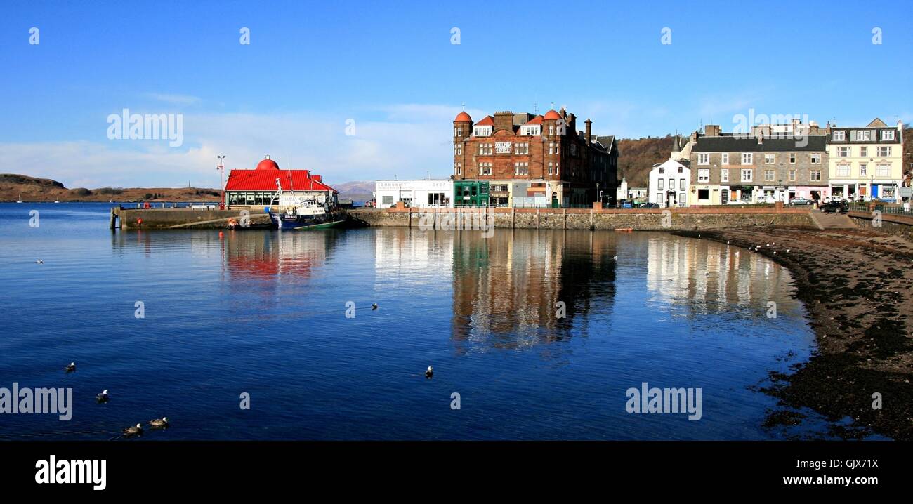 scotland deep blue salt water Stock Photo - Alamy