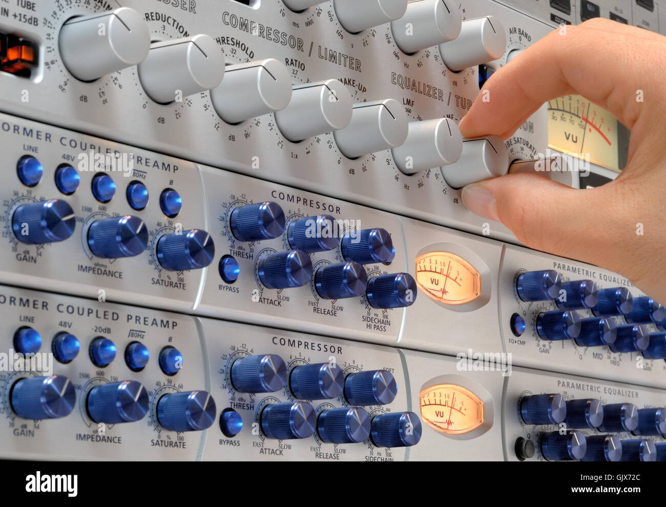 music studio audio Stock Photo - Alamy