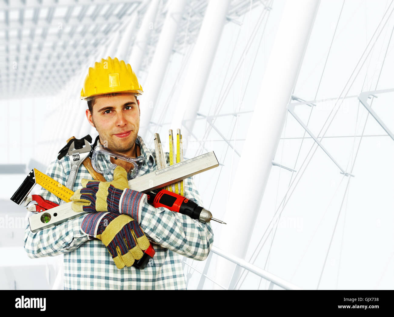 tools work factory Stock Photo - Alamy