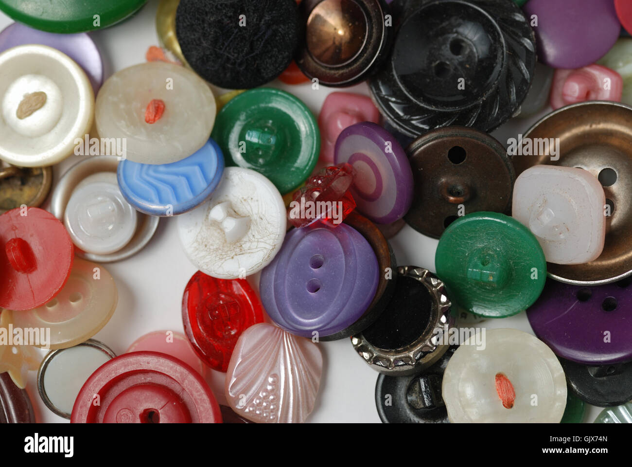 buttons for clothes Stock Photo - Alamy