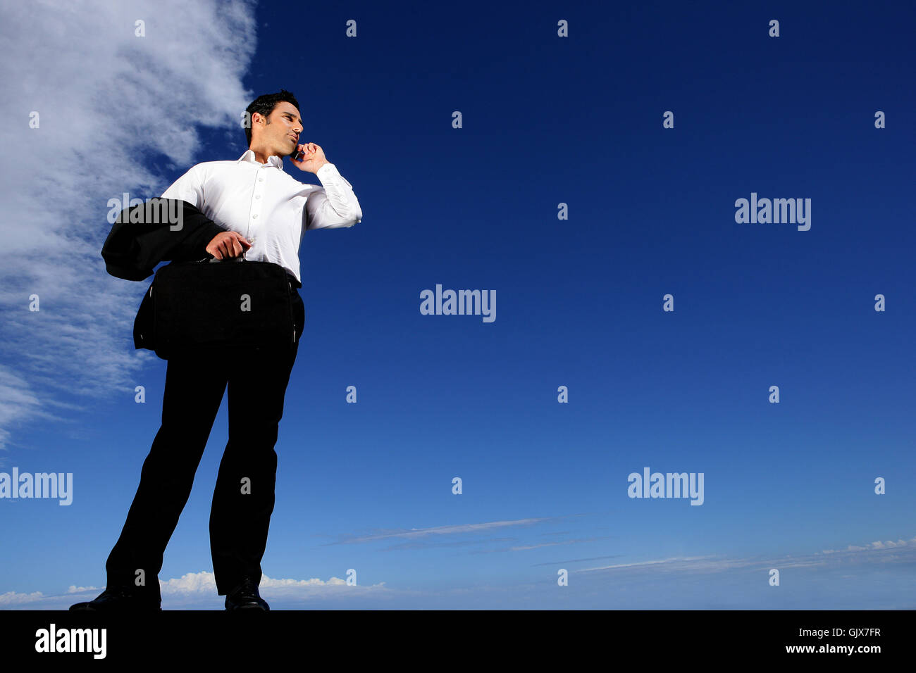 telephone phone profile Stock Photo - Alamy