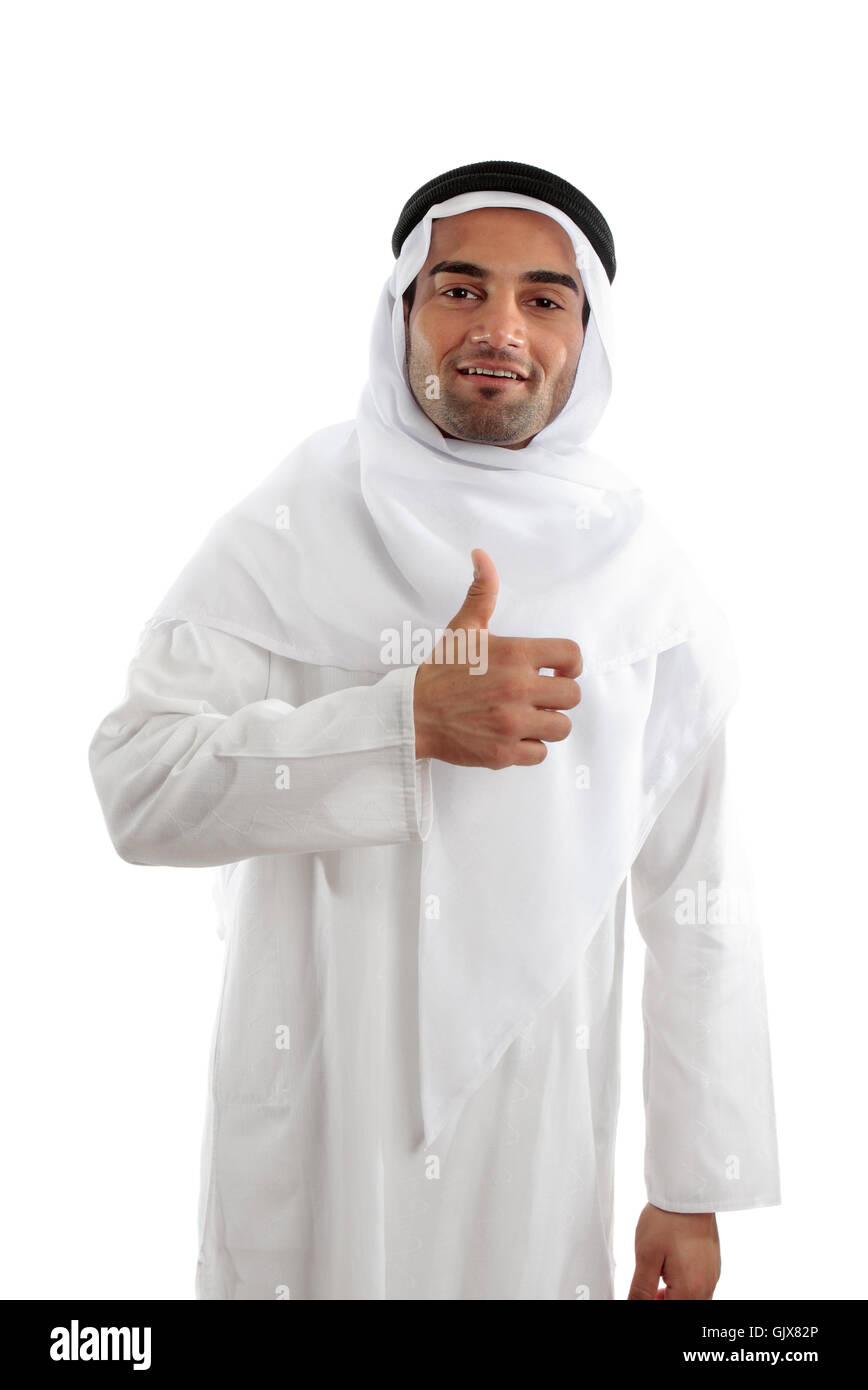 Arab man success Stock Photo - Alamy