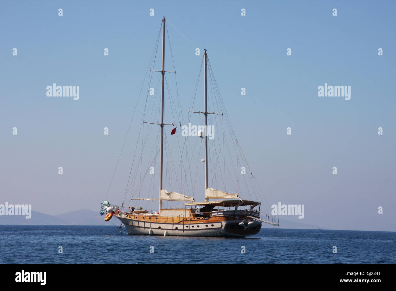 Traditional Turkish Boat or Gule Stock Photo - Alamy