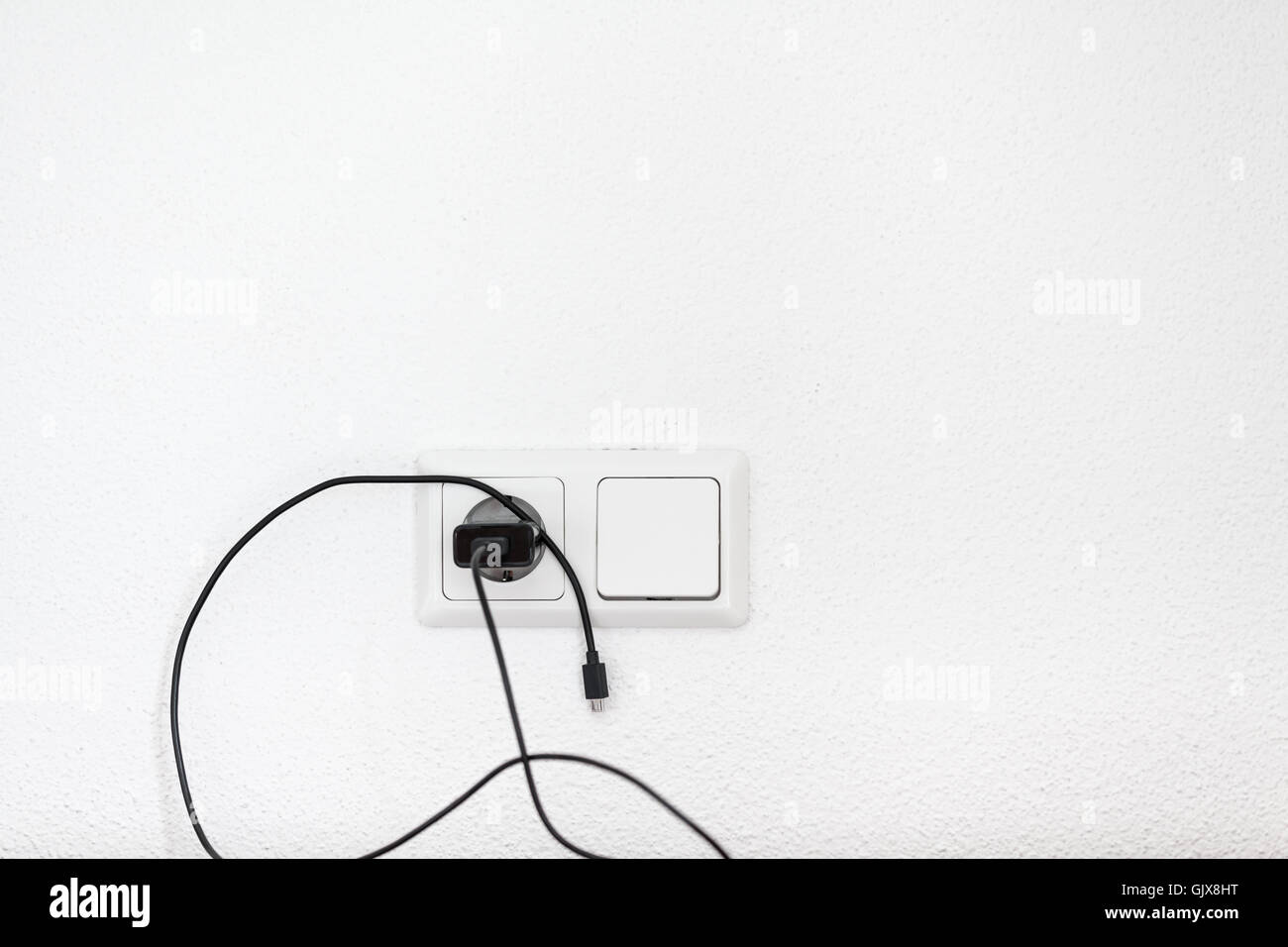 Telephone plugged wall hi-res stock photography and images - Alamy