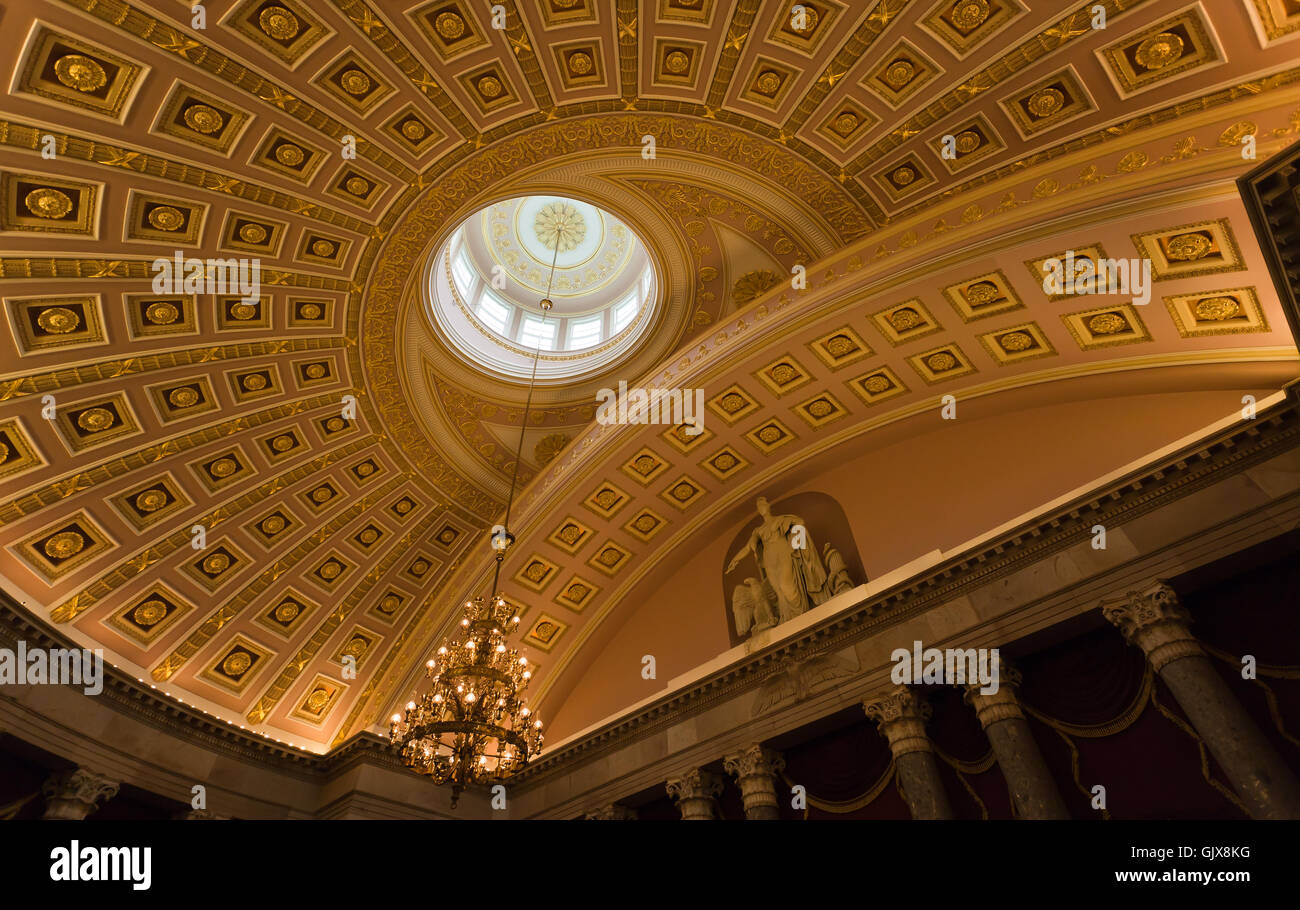 The dome inside of US Capitol Stock Photo - Alamy