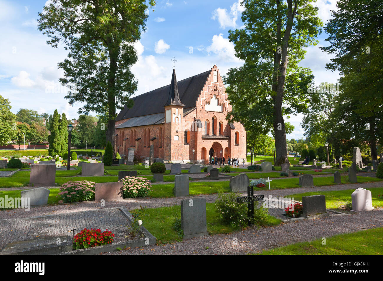 a church near uppsala in Sweden Stock Photo - Alamy