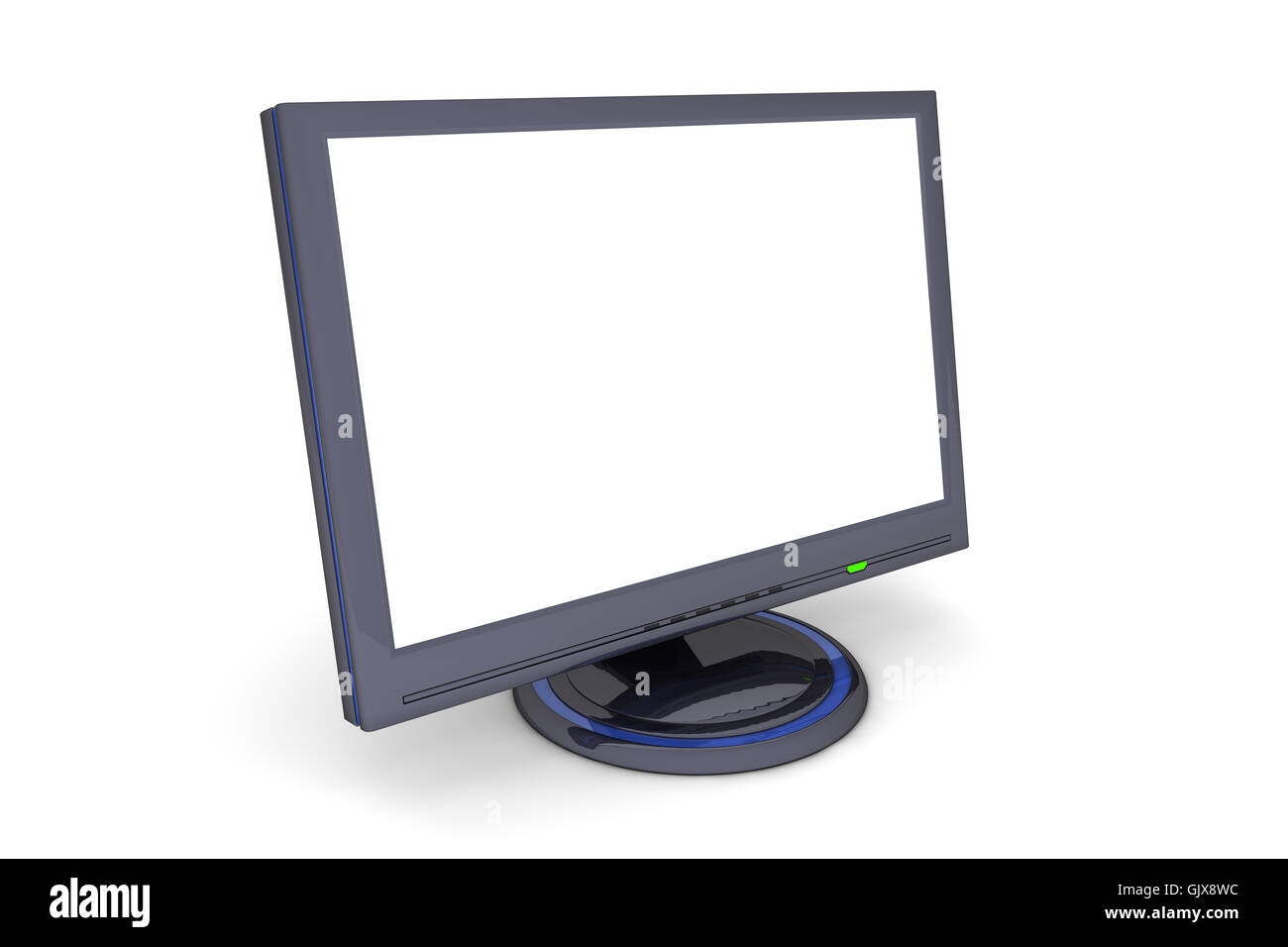 Black LCD Flat Screen Monitor Stock Photo - Alamy