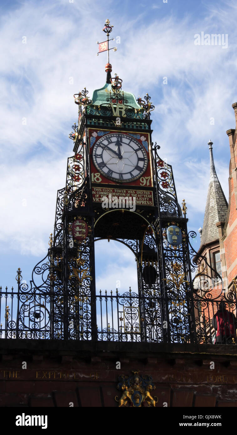Eastgate Clock Chester Cheshire Stock Photo - Alamy Eastgate Clock Chester Cheshire Stock Photo - Alamy
