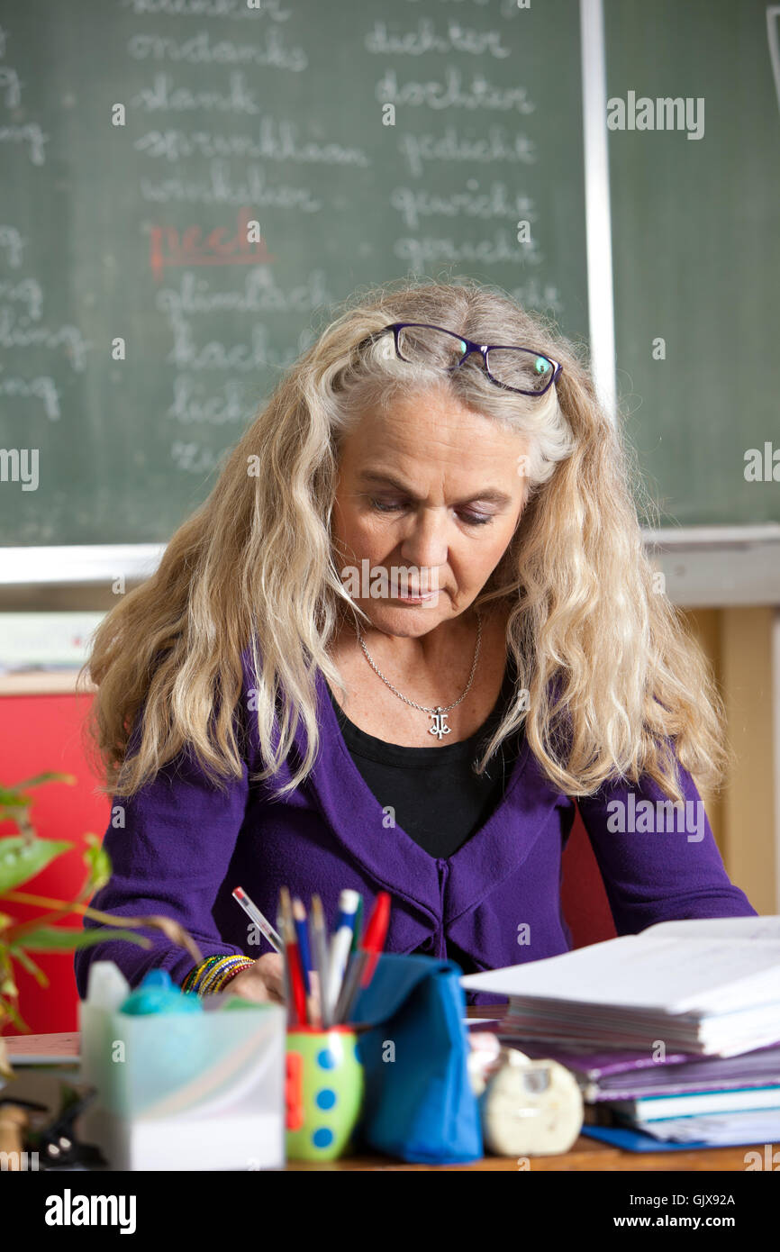 Attractive mature female teacher hi-res stock photography and images ...