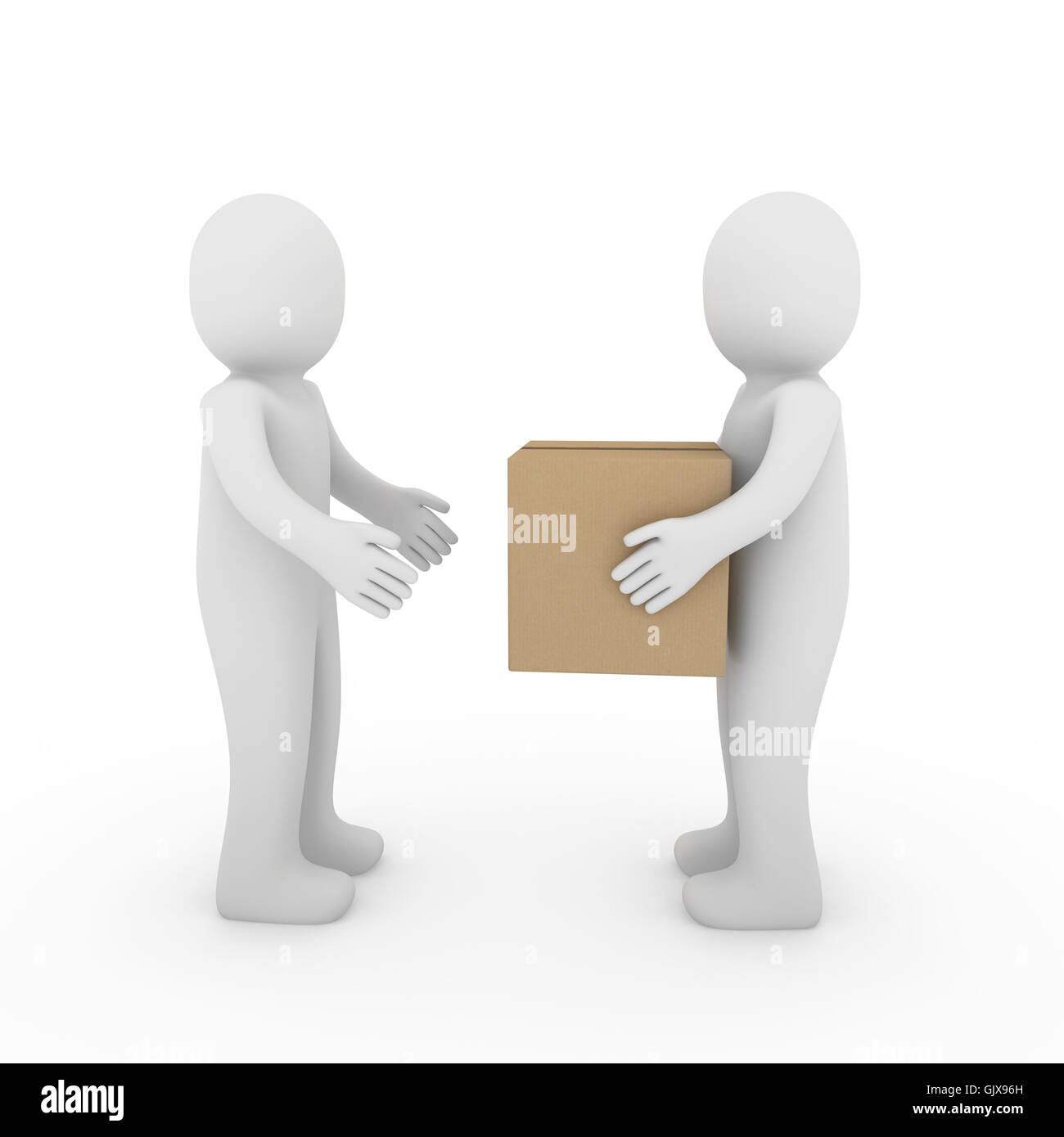 Delivery man work 3d warehouse hi-res stock photography and images - Alamy