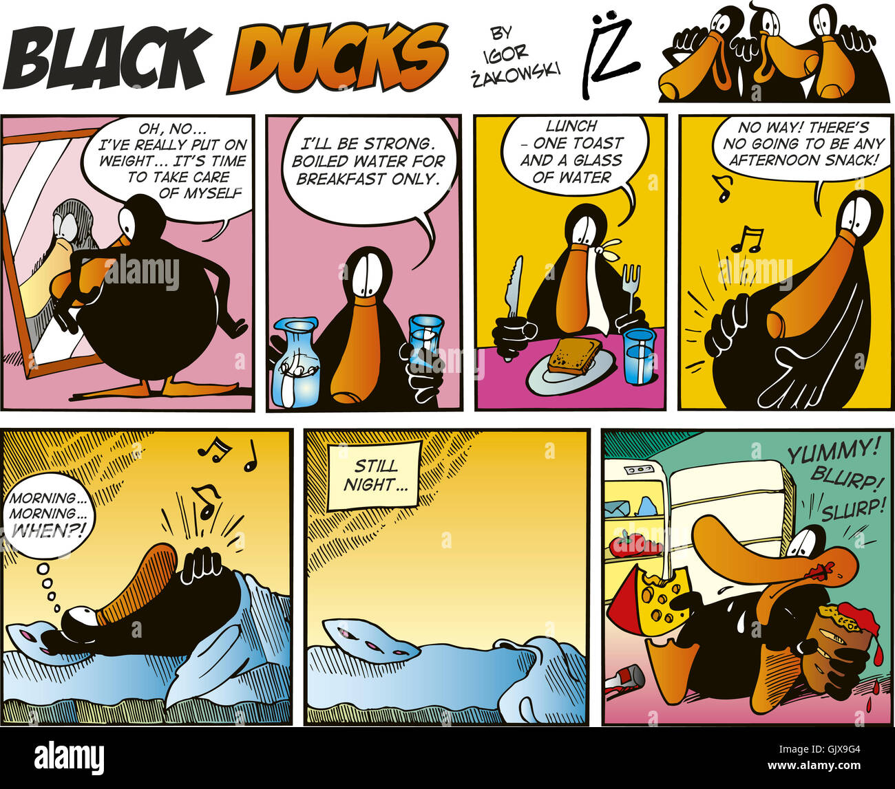 Black Ducks Comics episode 7 Stock Photo - Alamy