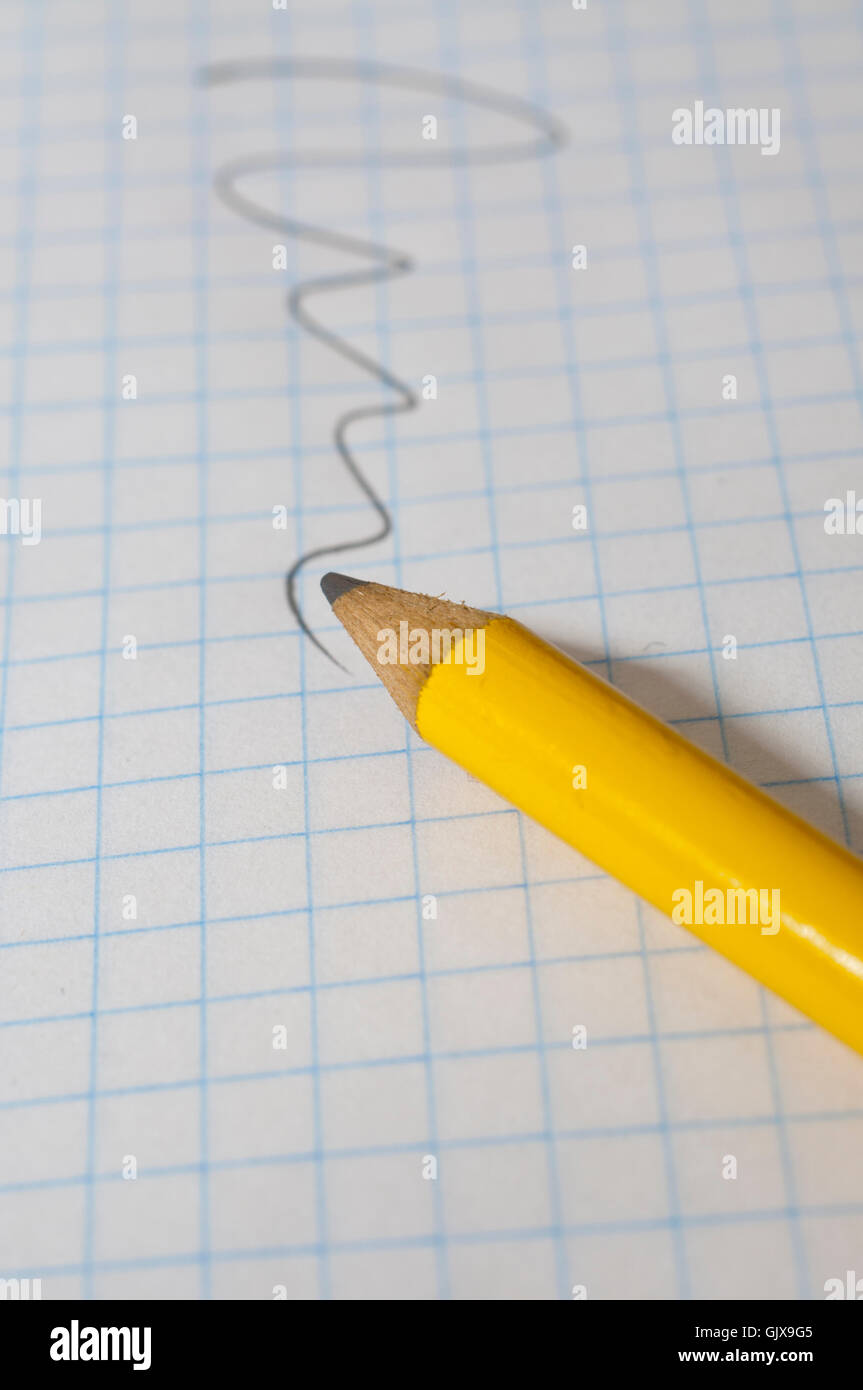 Yellow pencil with eraser hi-res stock photography and images - Alamy