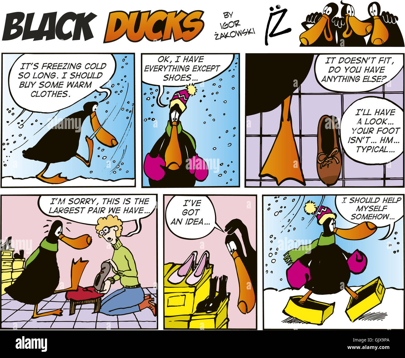 Black Ducks Comics episode 33 Stock Photo - Alamy