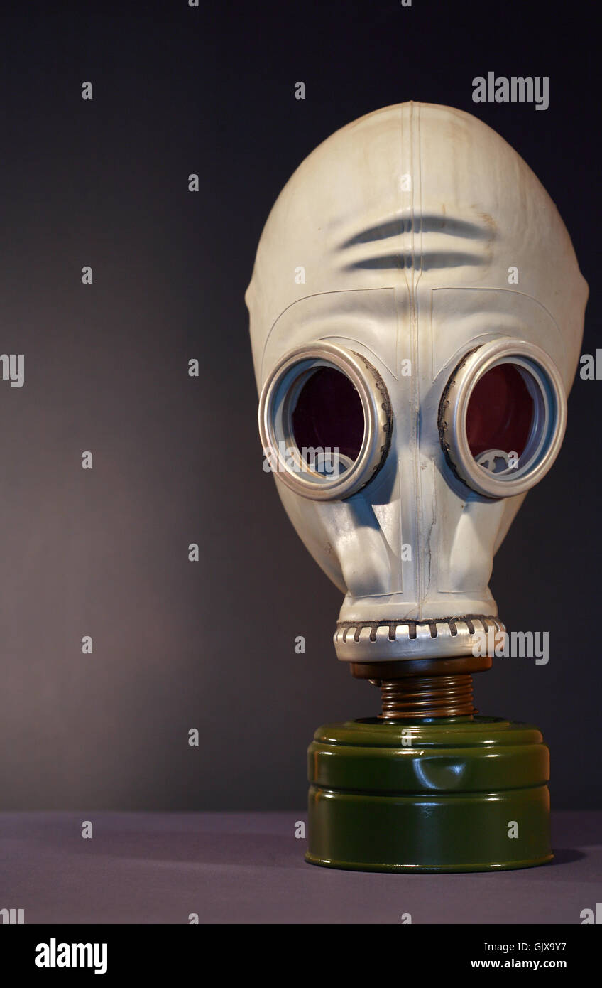 Old Gas Mask Stock Photo - Alamy