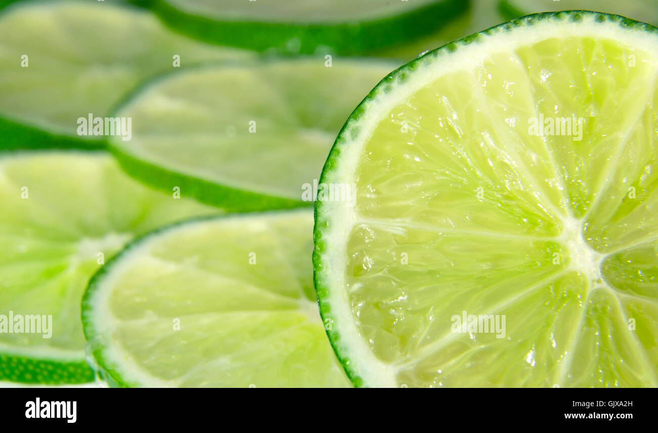 The Perfect Slice Limes Stock Photo - Alamy
