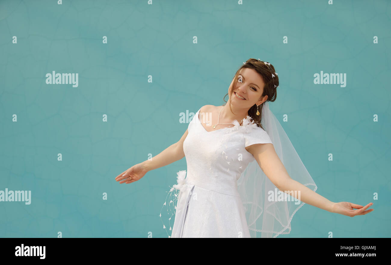 The dancing bride Stock Photo - Alamy