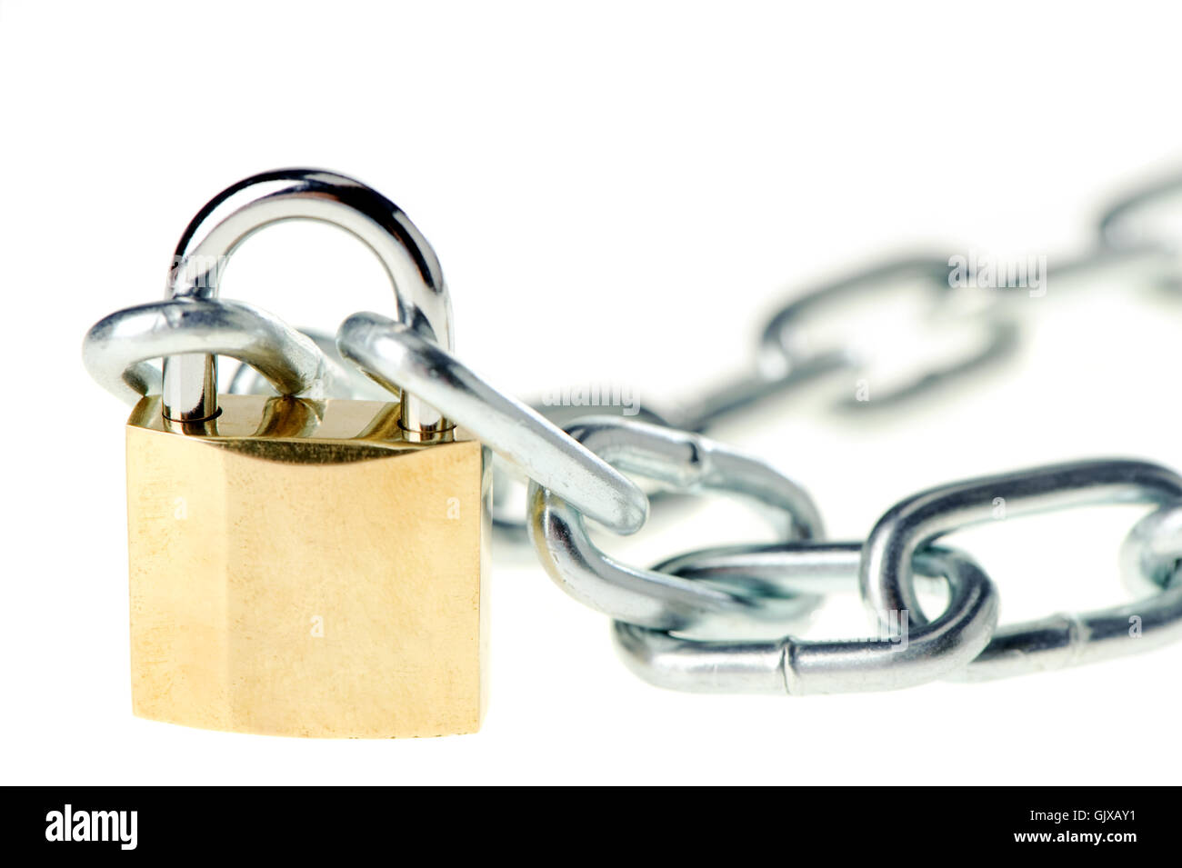 Cable chain link Cut Out Stock Images & Pictures - Alamy