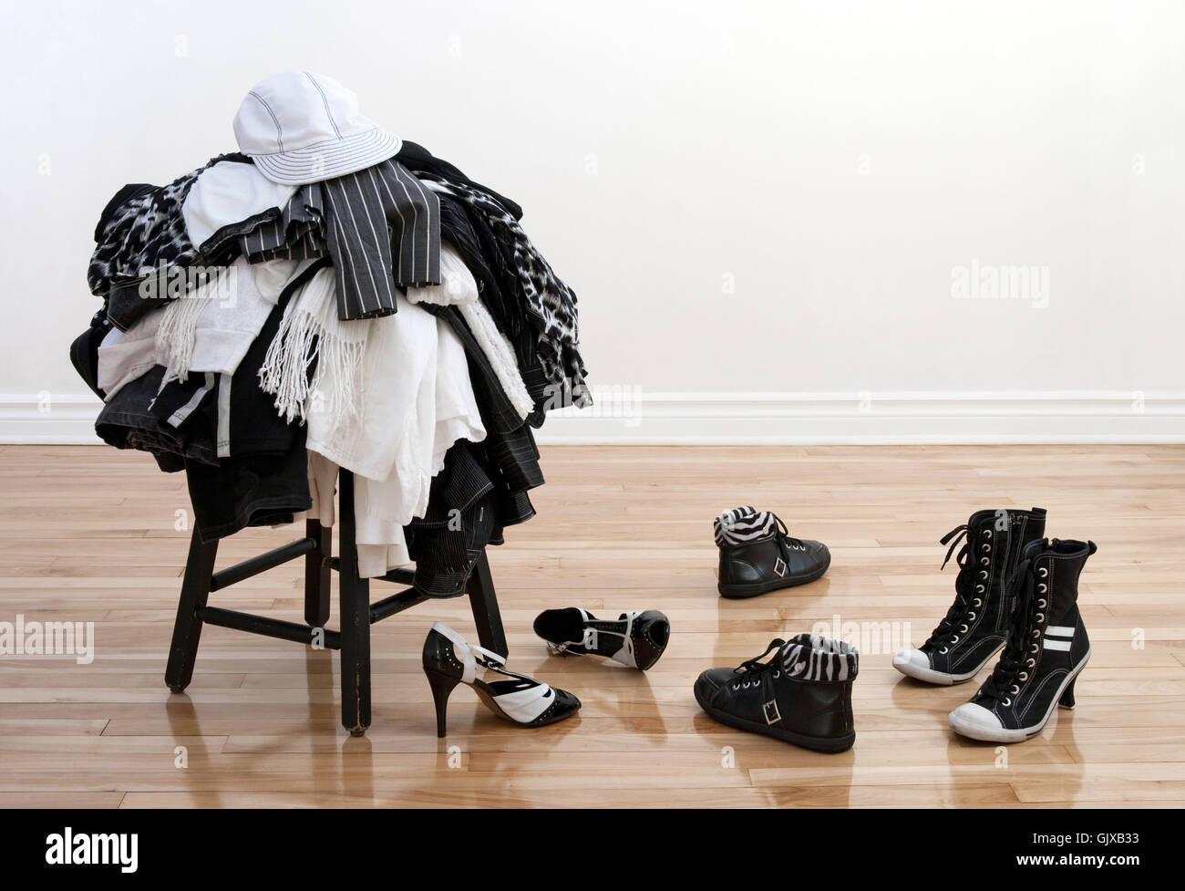 Wardrobe stool hi-res stock photography and images - Alamy