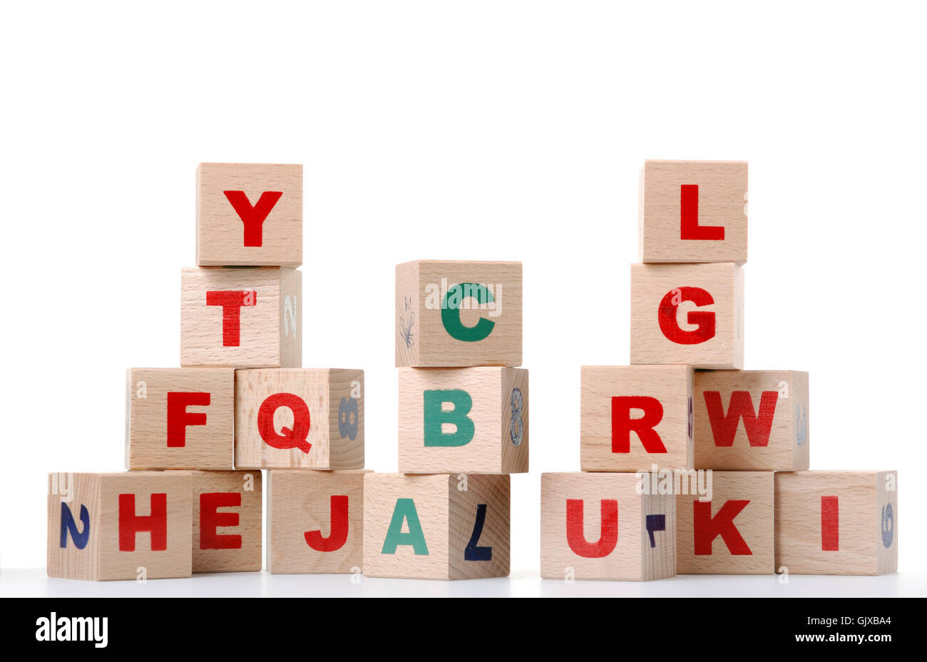 Baby playing alphabet blocks hi-res stock photography and images - Alamy