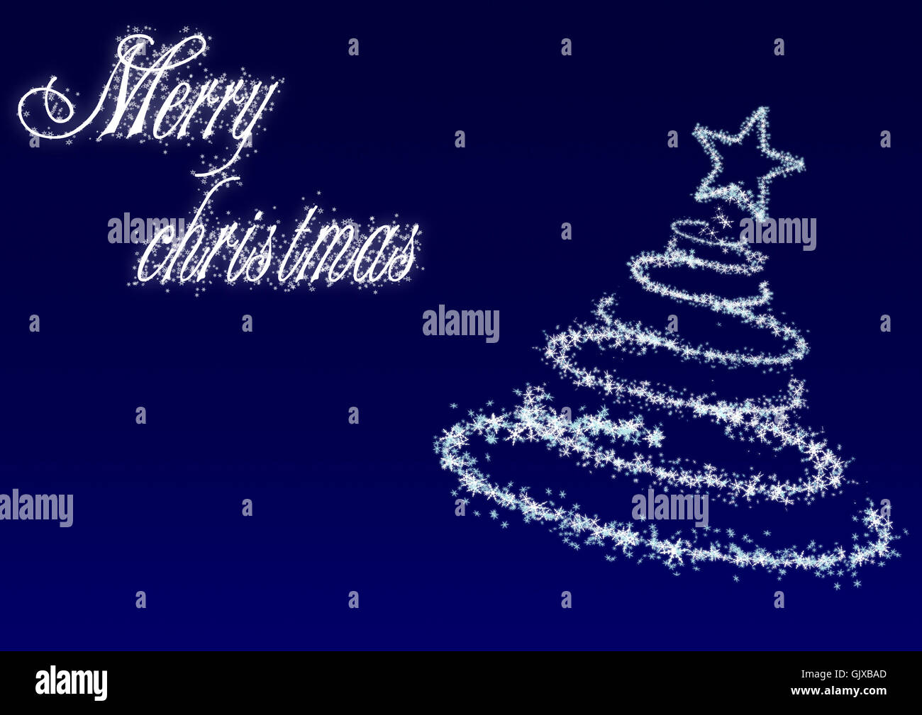 Christmas tree inscription merry in hi-res stock photography and images ...