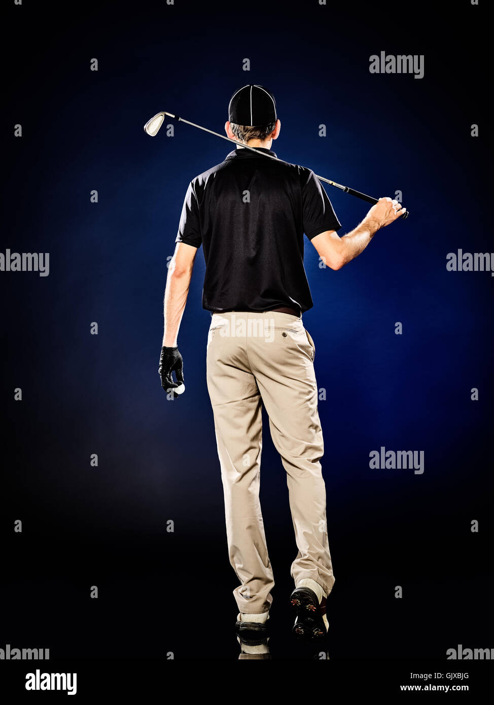Rear of golfer hi-res stock photography and images - Alamy