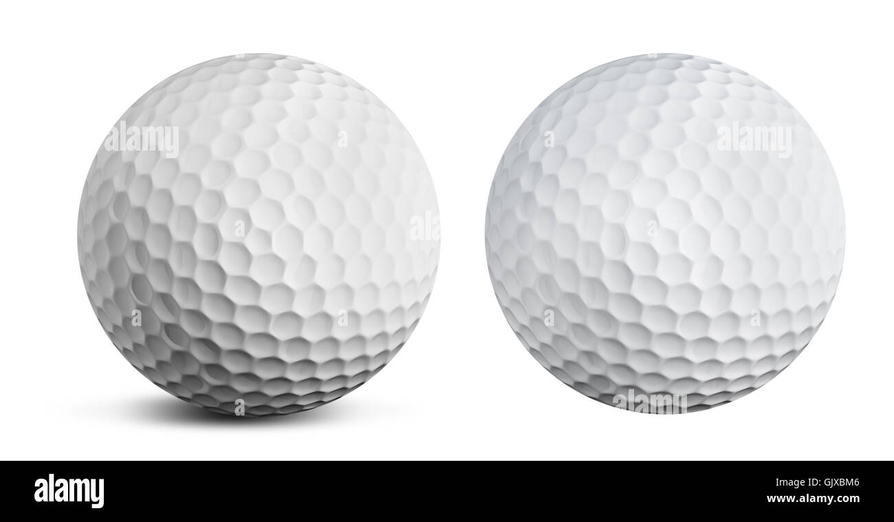 Golf sport ball isolated Cut Out Stock Images & Pictures - Alamy