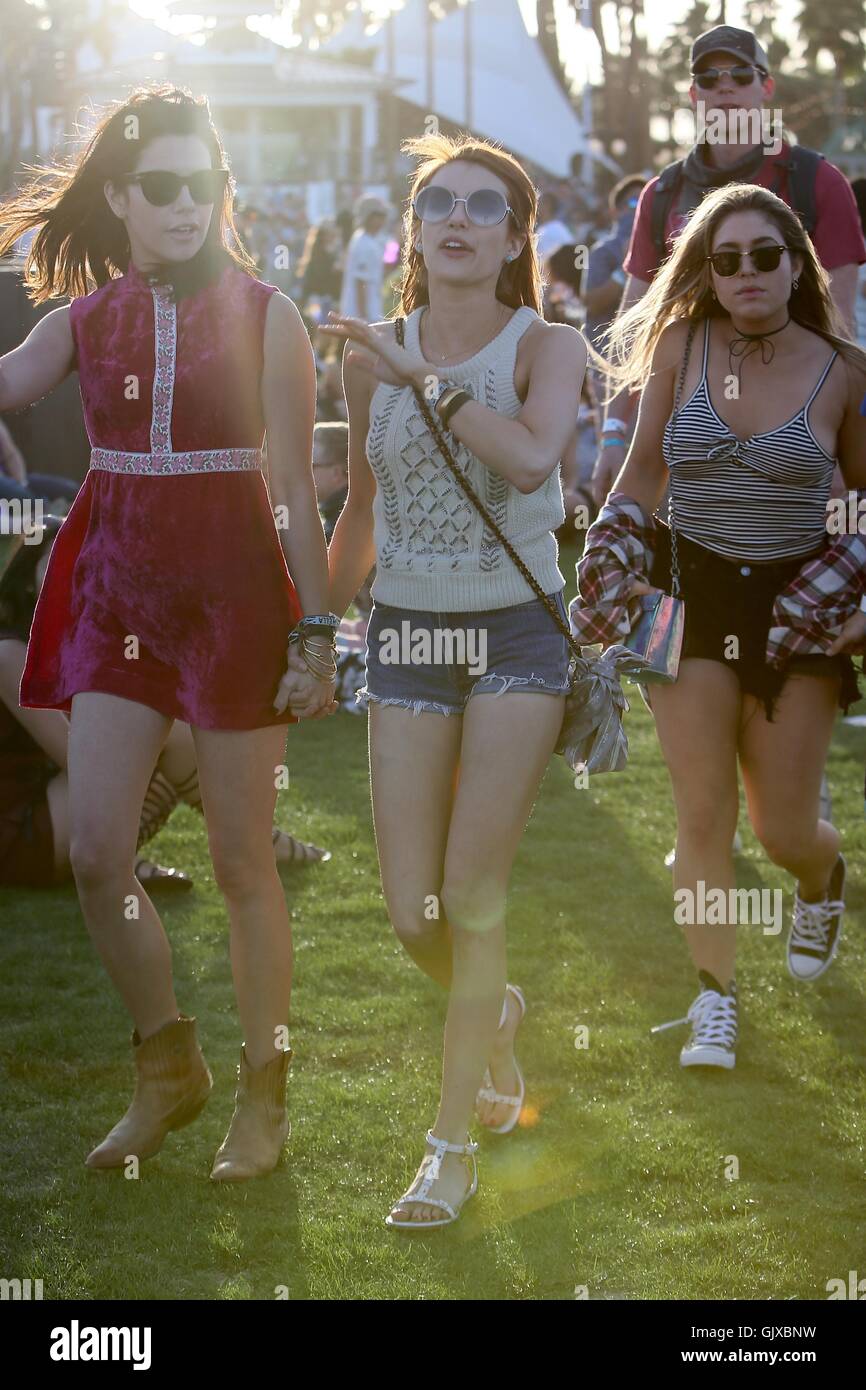 Coachella 2016 - Week 1 - Day 1 - Celebrity Sightings Featuring: Emma ...
