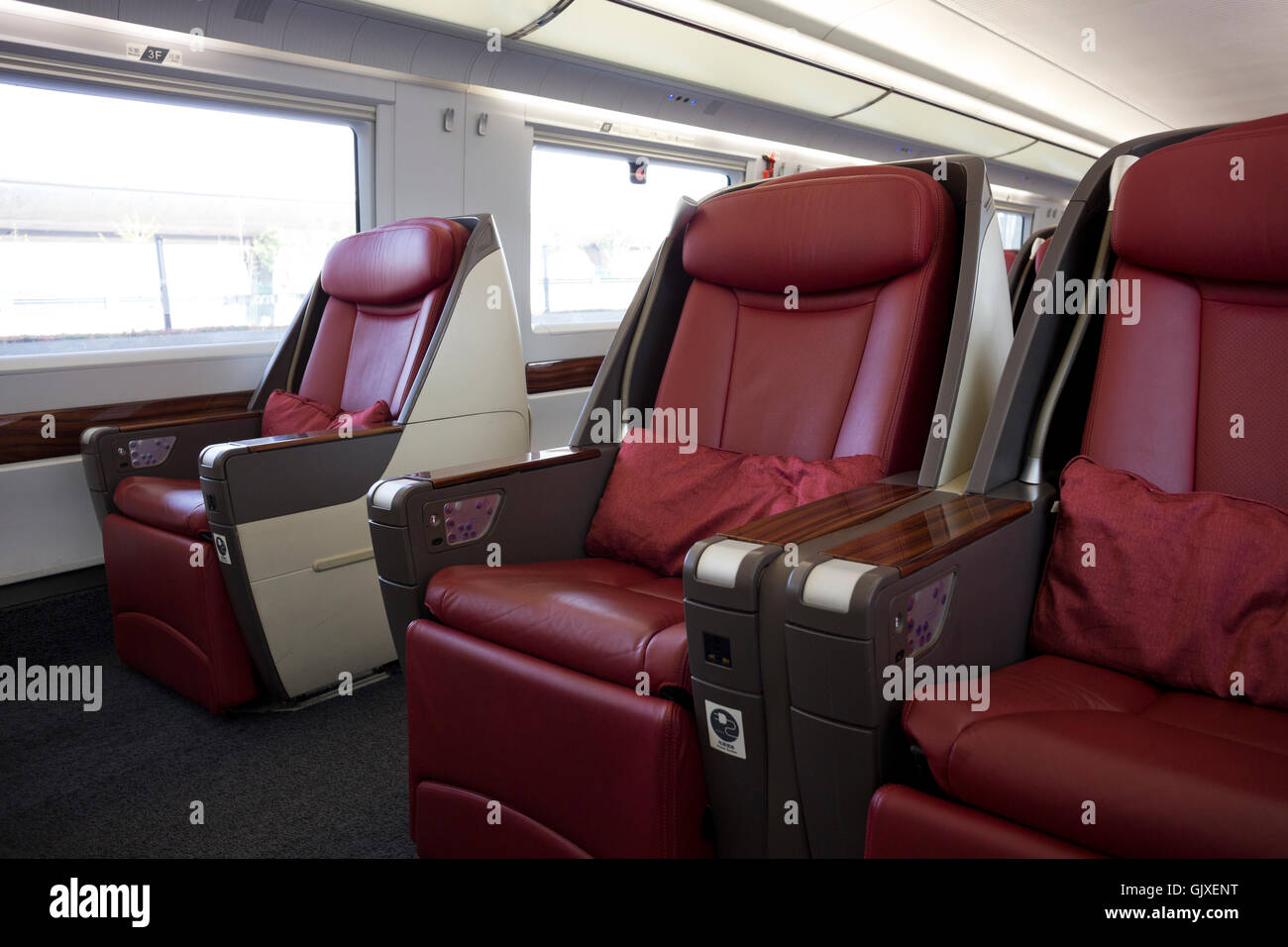 First high-speed rail Stock Photo - Alamy