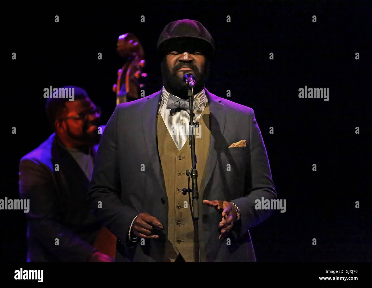 Gregory Porter performing at Liverpool Philharmonic Hall Featuring ...