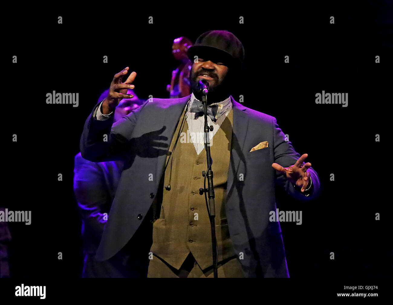 Gregory Porter performing at Liverpool Philharmonic Hall Featuring ...