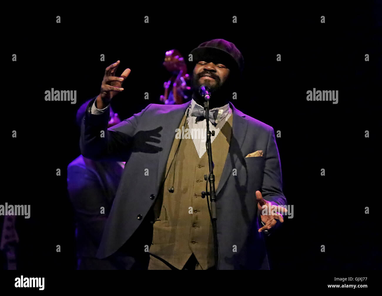 Gregory Porter performing at Liverpool Philharmonic Hall Featuring ...