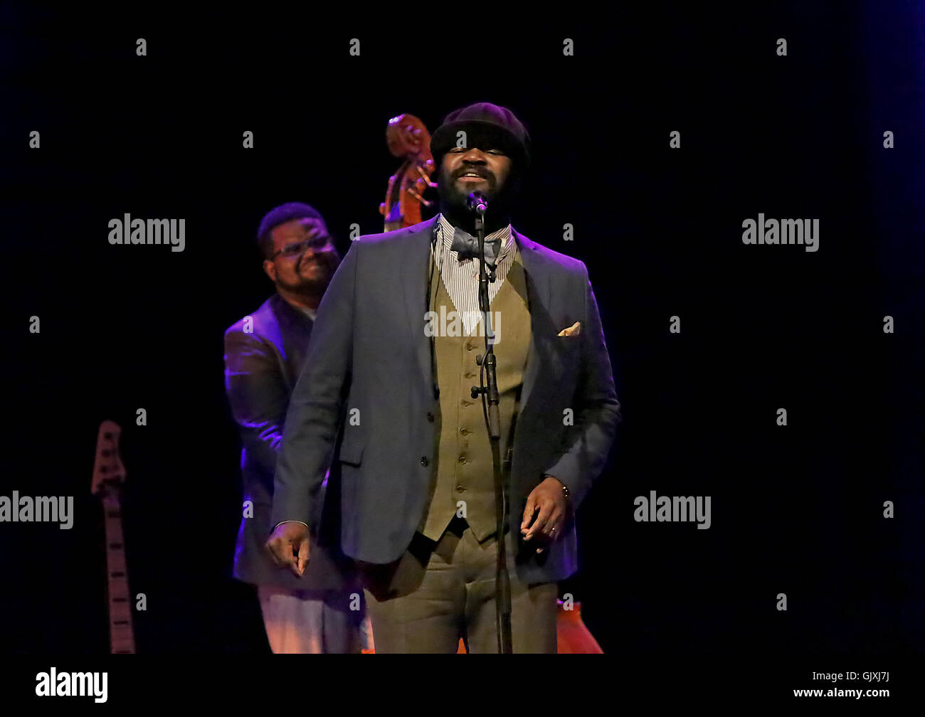 Gregory Porter performing at Liverpool Philharmonic Hall Featuring ...