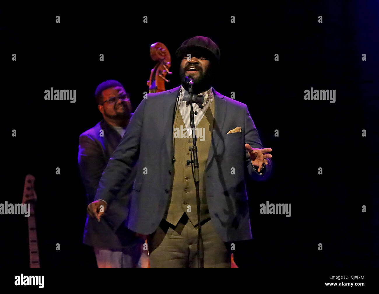 Gregory Porter performing at Liverpool Philharmonic Hall Featuring ...