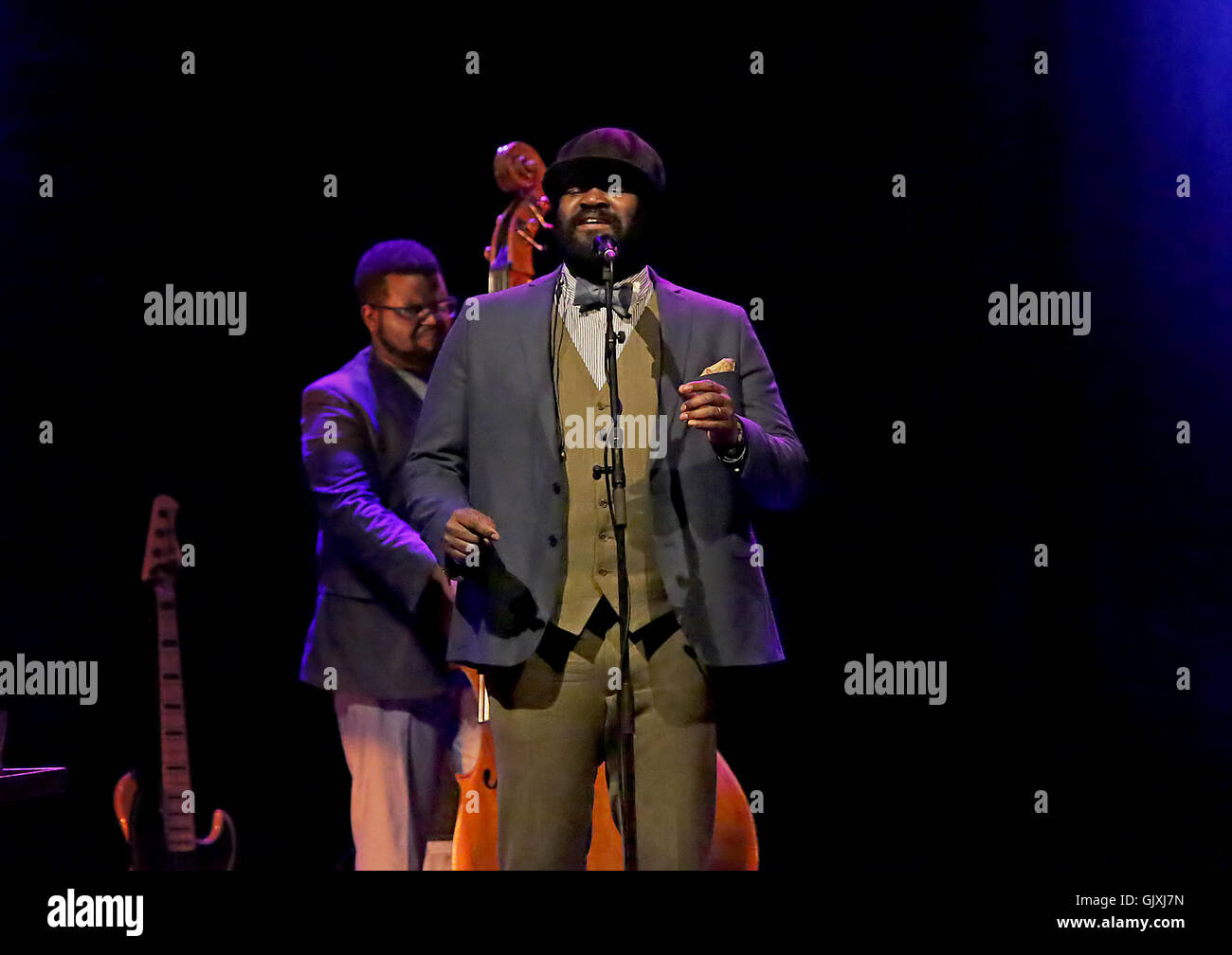 Gregory Porter performing at Liverpool Philharmonic Hall Featuring ...