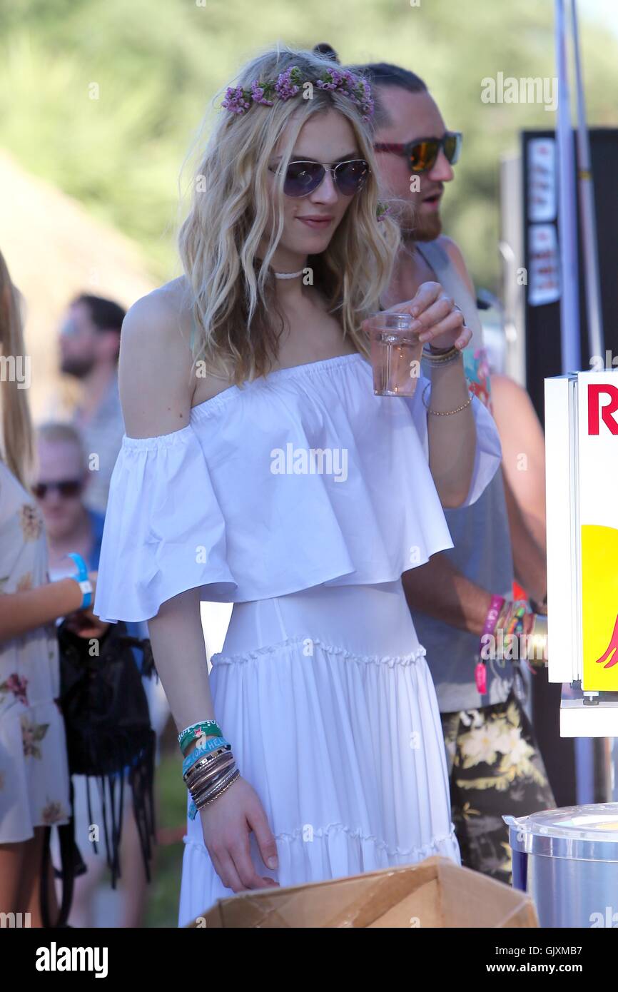 Andrea Pejic seen attending the Paradise House Interview magazine party ...