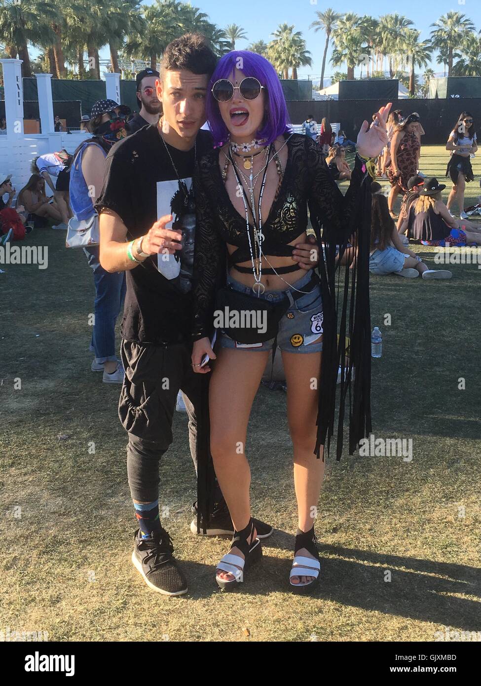 Coachella 2016 - Week 1 - Day 2 Featuring: Bella Thorne Where: Los ...