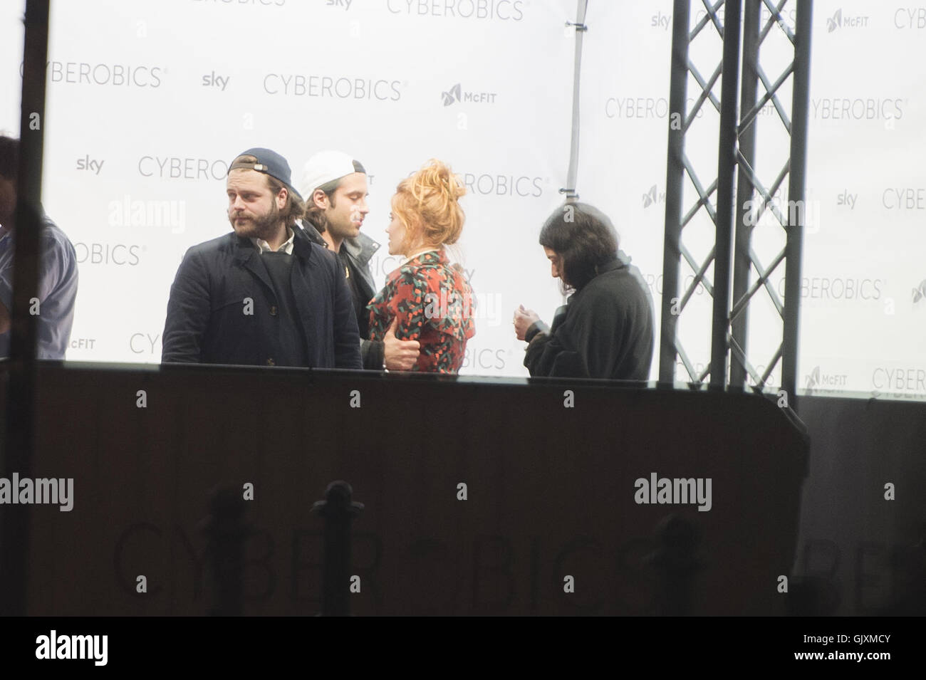 Palina Rojinski is seen with her alleged new boyfriend and Oliver ...