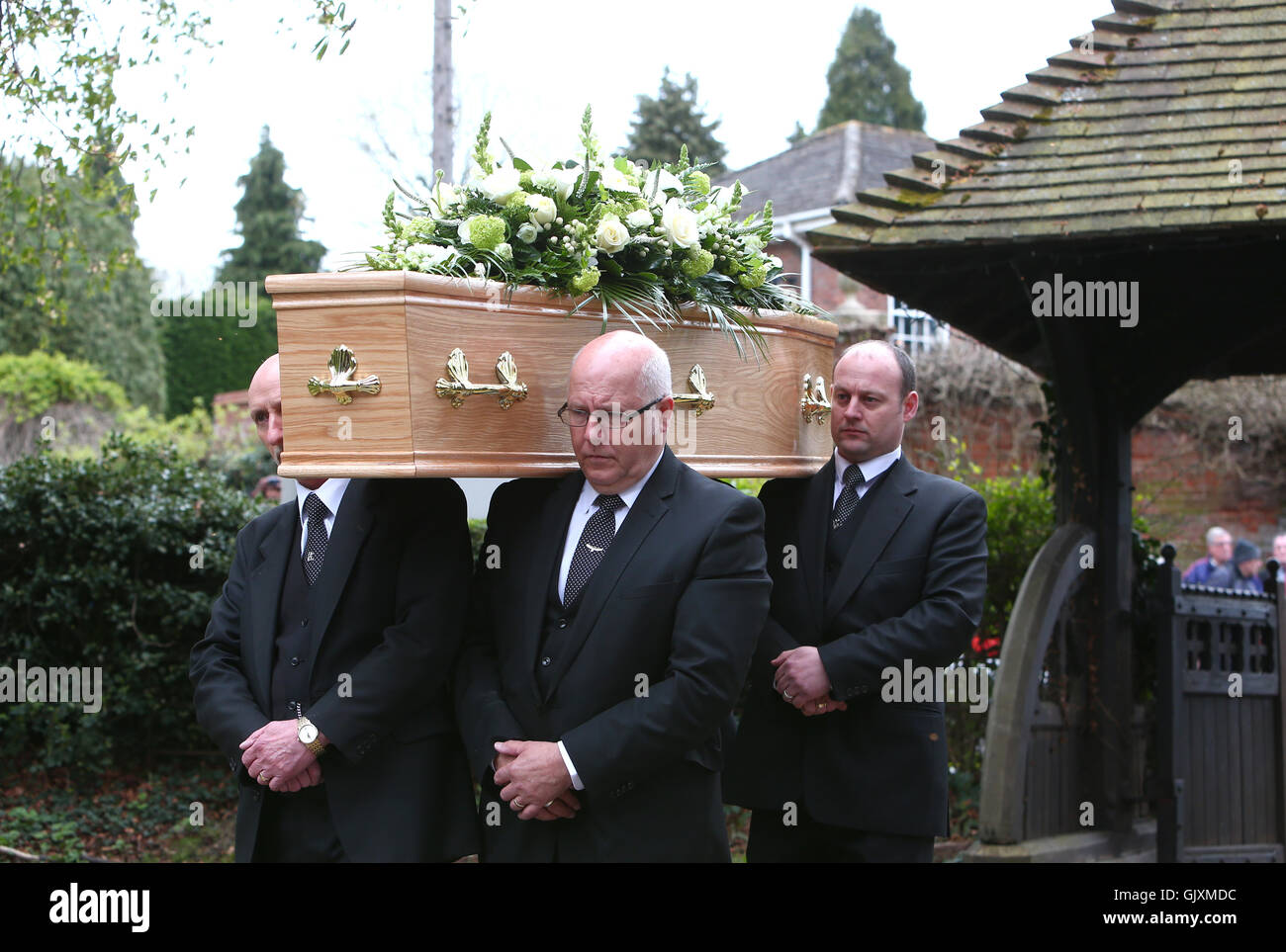 The funeral of Ronnie Corbett at The Parish Church of St. John the ...