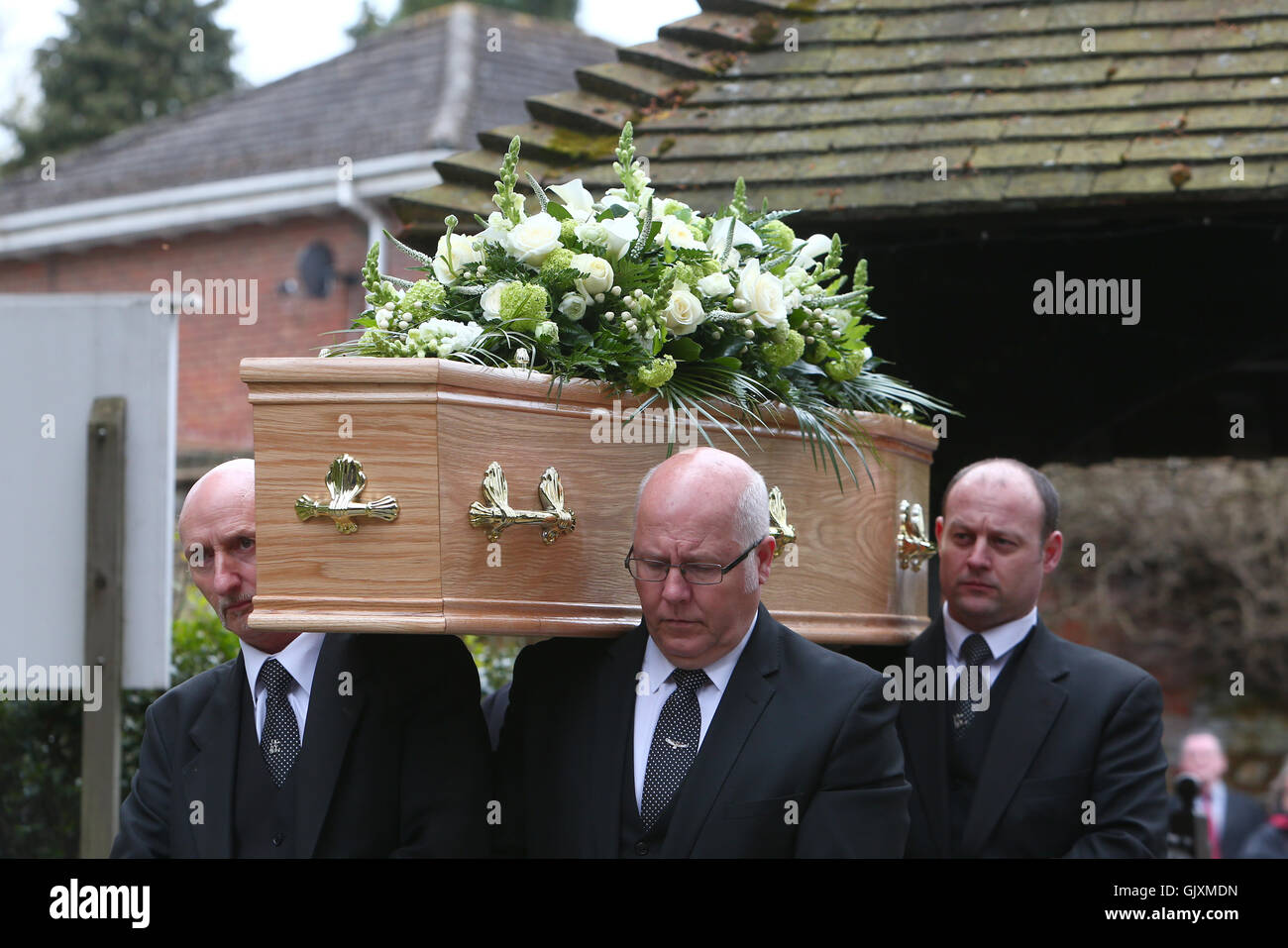 The funeral of Ronnie Corbett at The Parish Church of St. John the ...