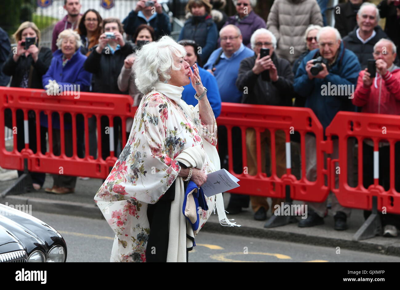 The funeral of Ronnie Corbett at The Parish Church of St. John the ...