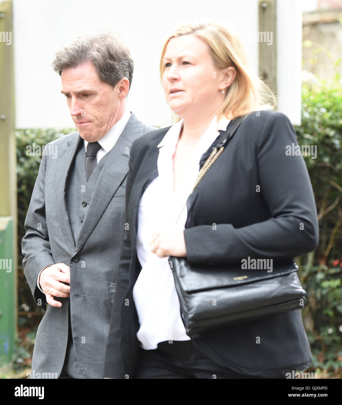 The funeral of Ronnie Corbett at The Parish Church of St. John the ...