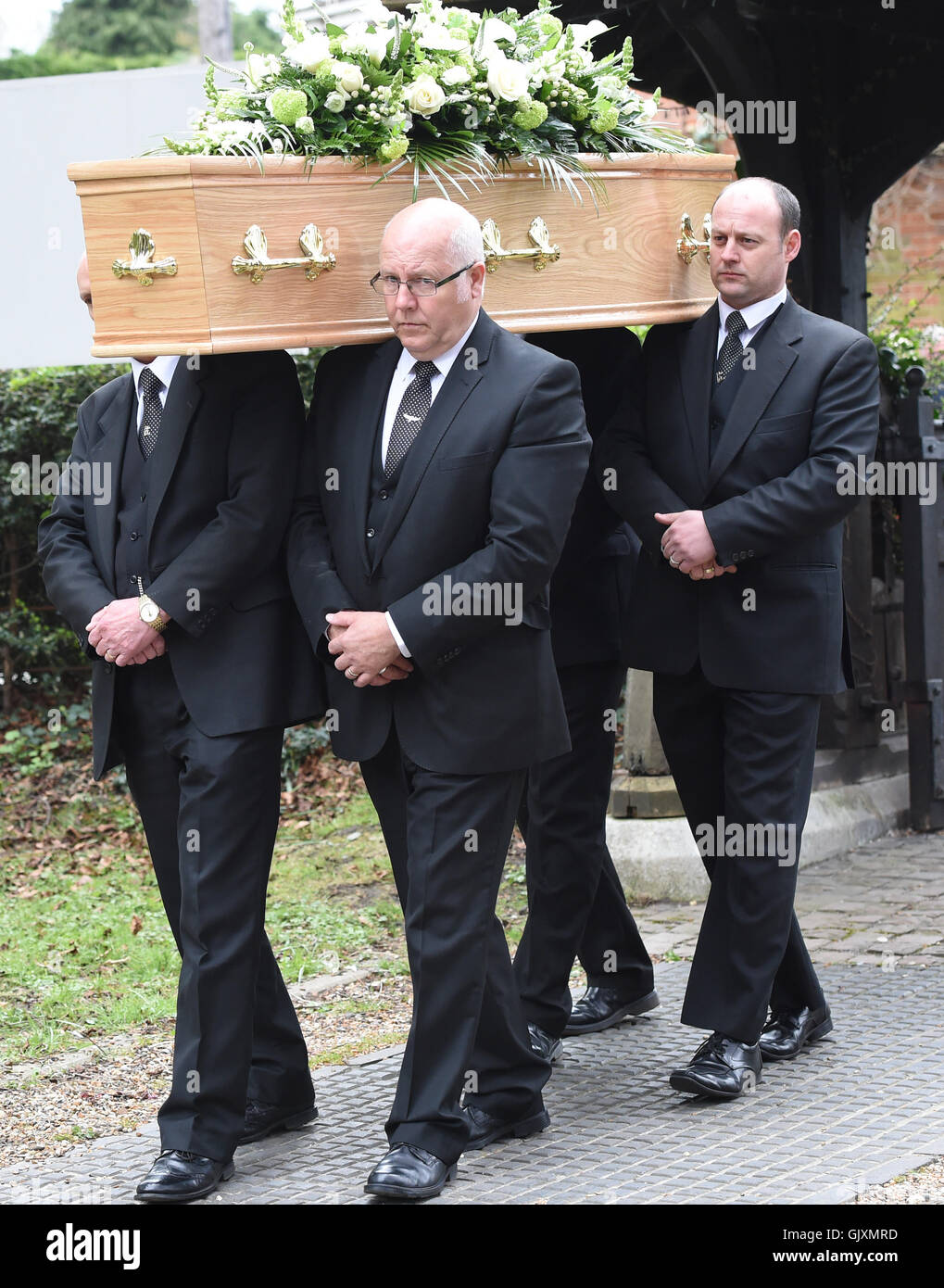 The funeral of Ronnie Corbett at The Parish Church of St. John the ...